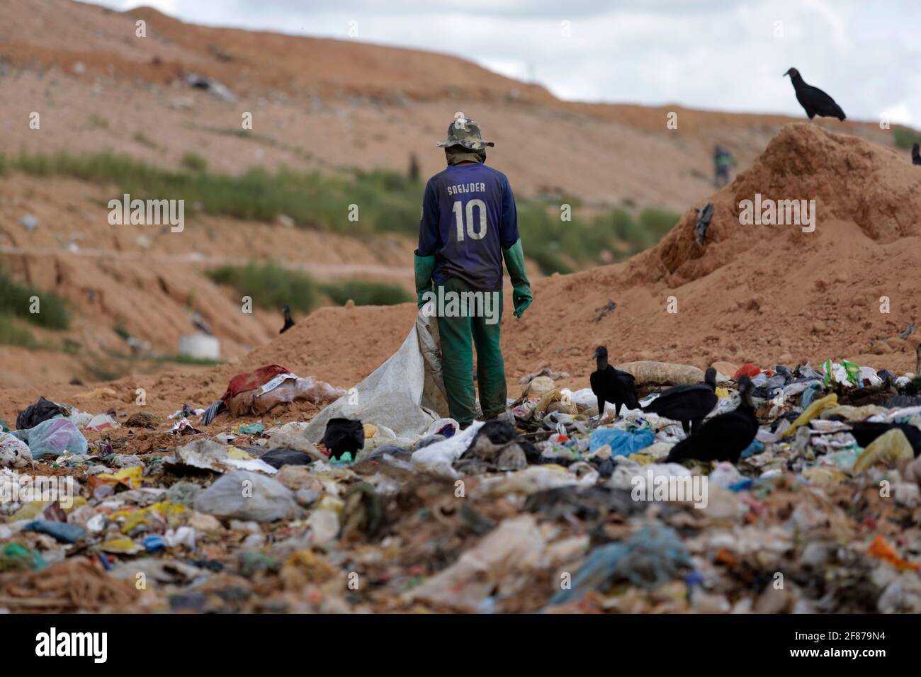 alagoinhas, bahia / brazil - May 2, 2019: People are seen collecting ...