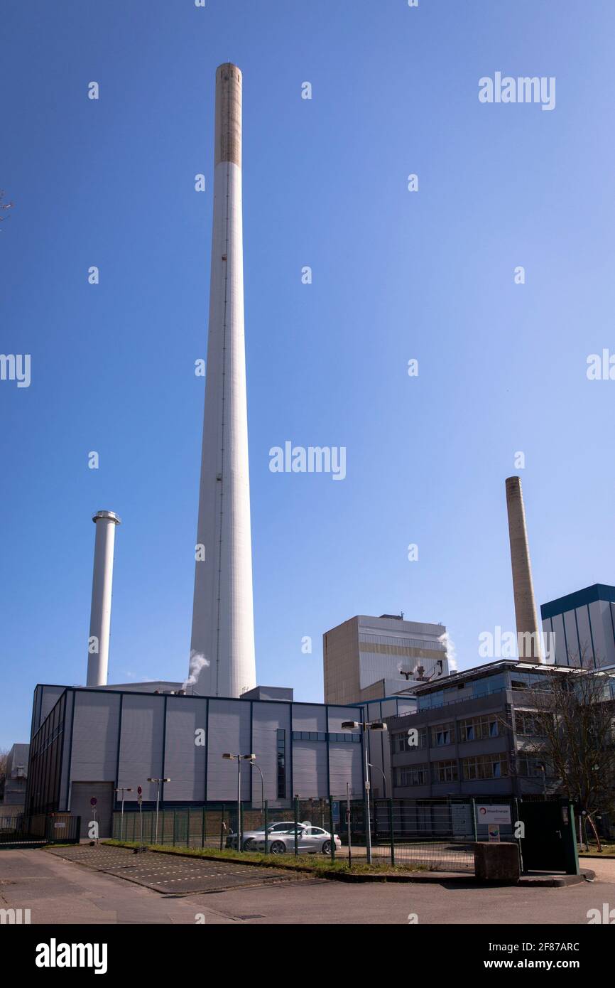 the Merkenich combined heat and power plant of the energy supplier ...