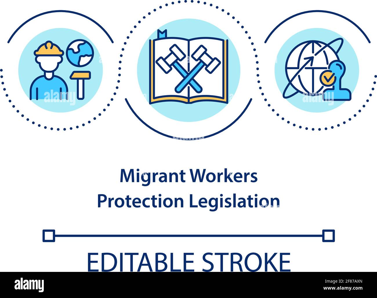 Abuse of workers Stock Vector Images - Alamy