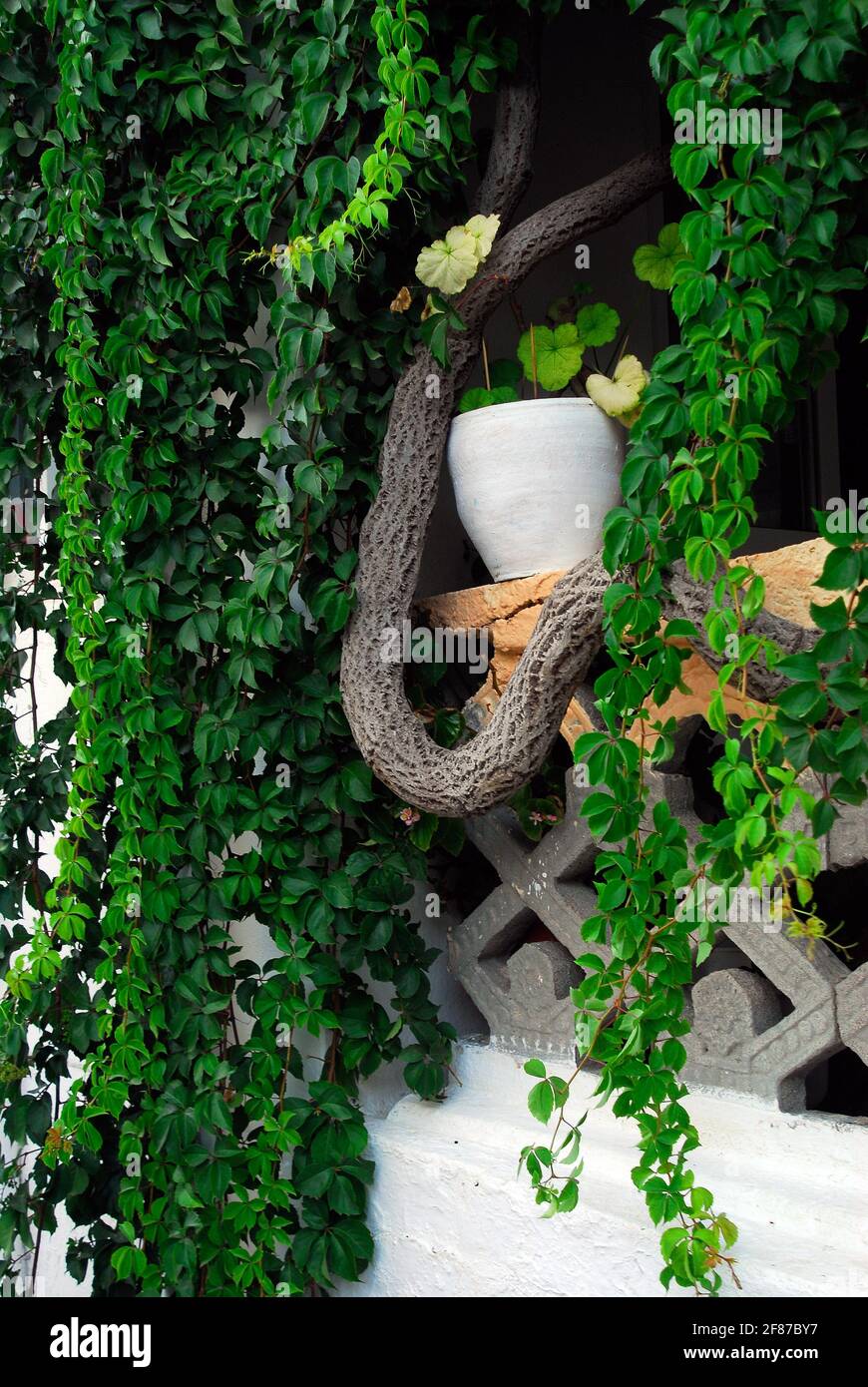 Greece, Rhodes island Paradeisi village traditional architecture Stock ...