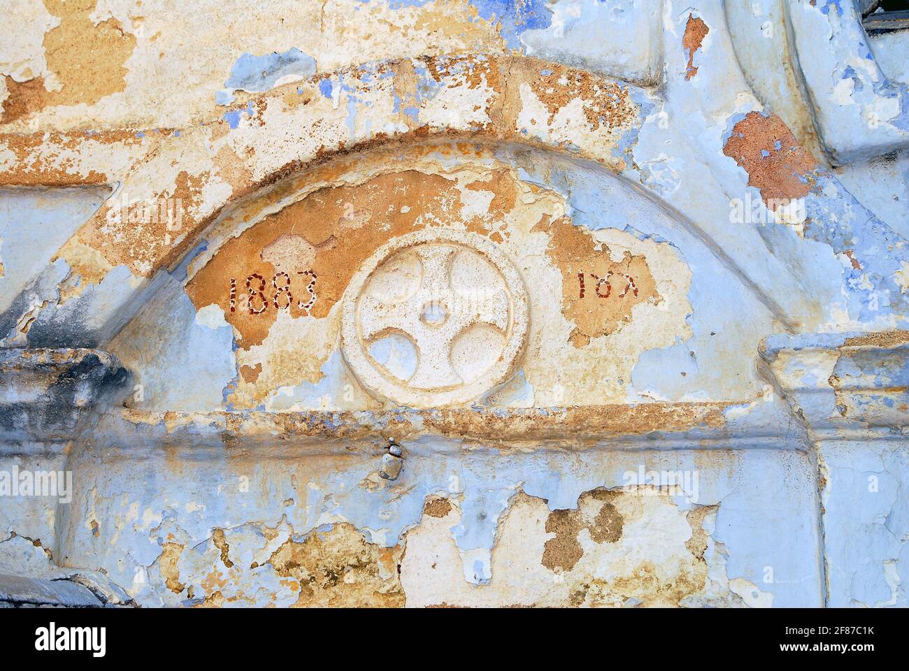 Greece, Rhodes island Paradeisi village traditional architecture Stock ...