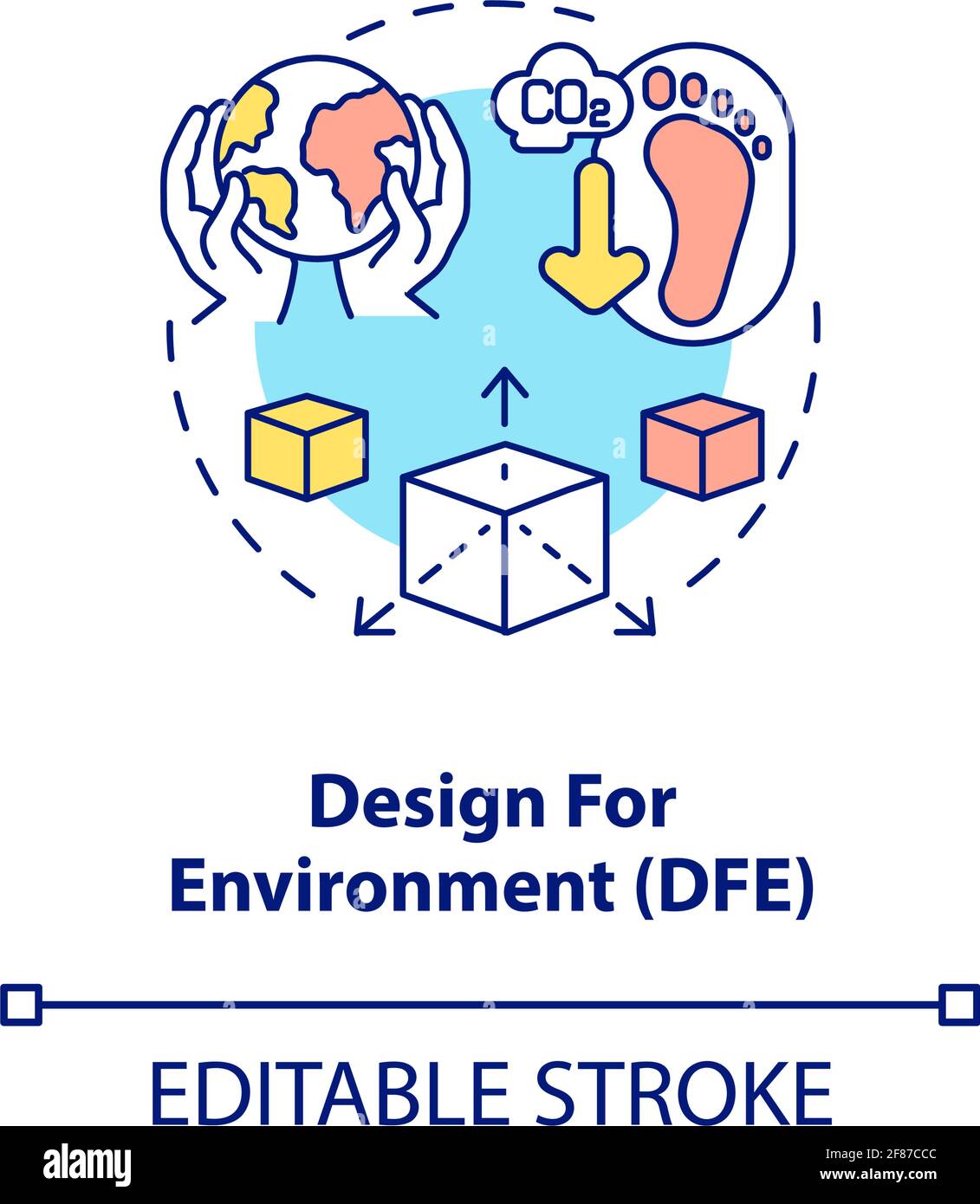 Design for environment concept icon Stock Vector Image & Art - Alamy