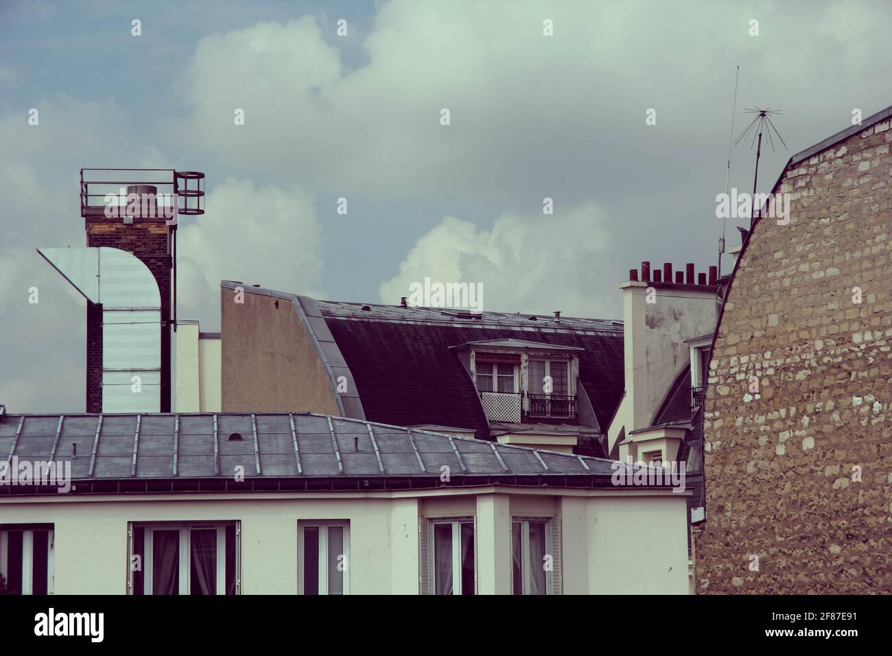 Parisian Buildings. Haussmann style Stock Photo - Alamy