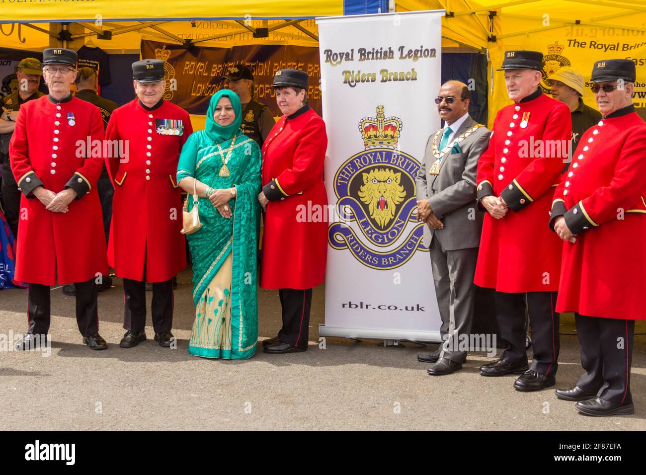 British legion uniform hi-res stock photography and images - Alamy