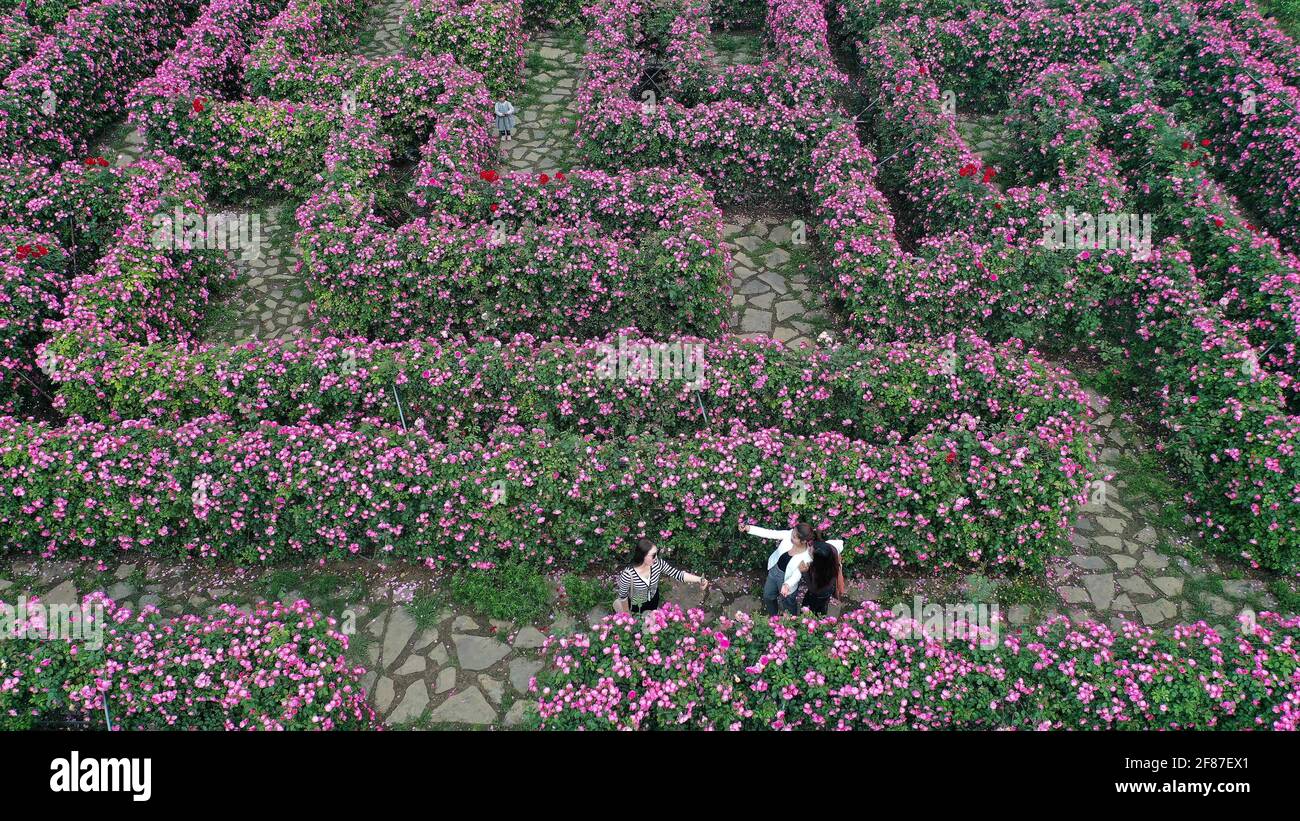 ANLONG, CHINA - APRIL 12, 2021 - Aerial photos taken on April 12, 2021 ...