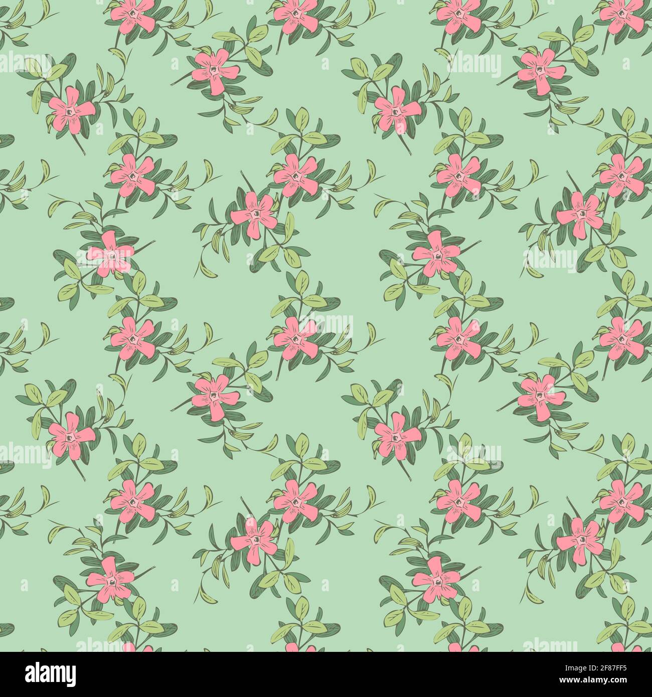 Tumblr Flowers Drawing Pattern