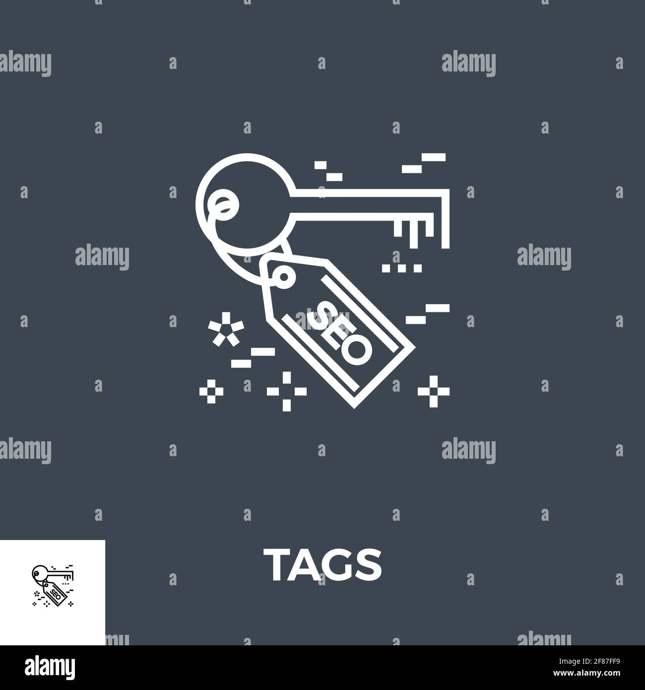 Marketing tag icons hi-res stock photography and images - Alamy
