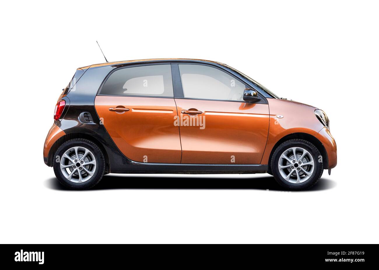 Smart for four side view isolated on white background Stock Photo - Alamy