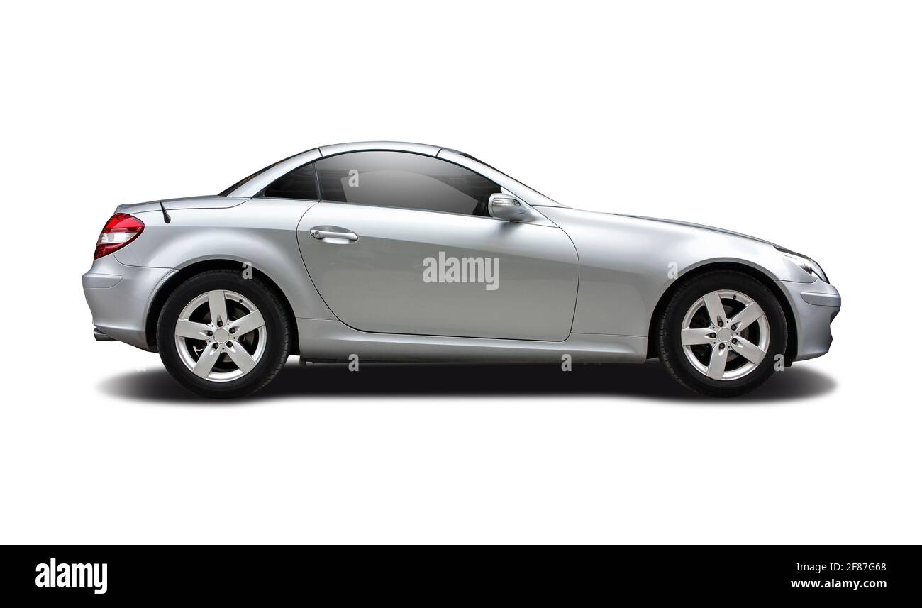 Mercedes Benz SLK isolated on white background Stock Photo - Alamy
