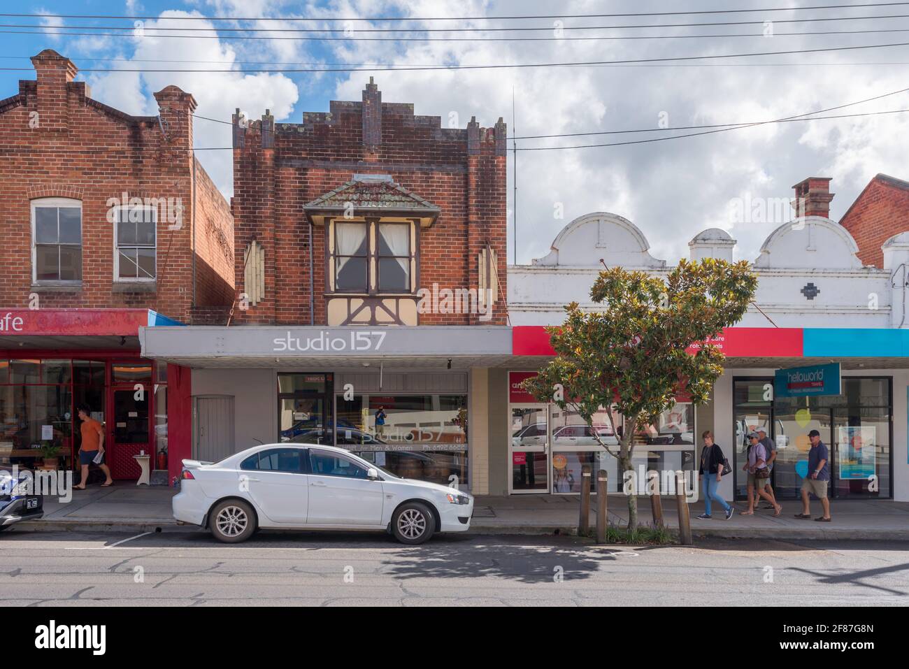 157 Carp St, Bega is a c.1930 shop and residence above with elaborate ...