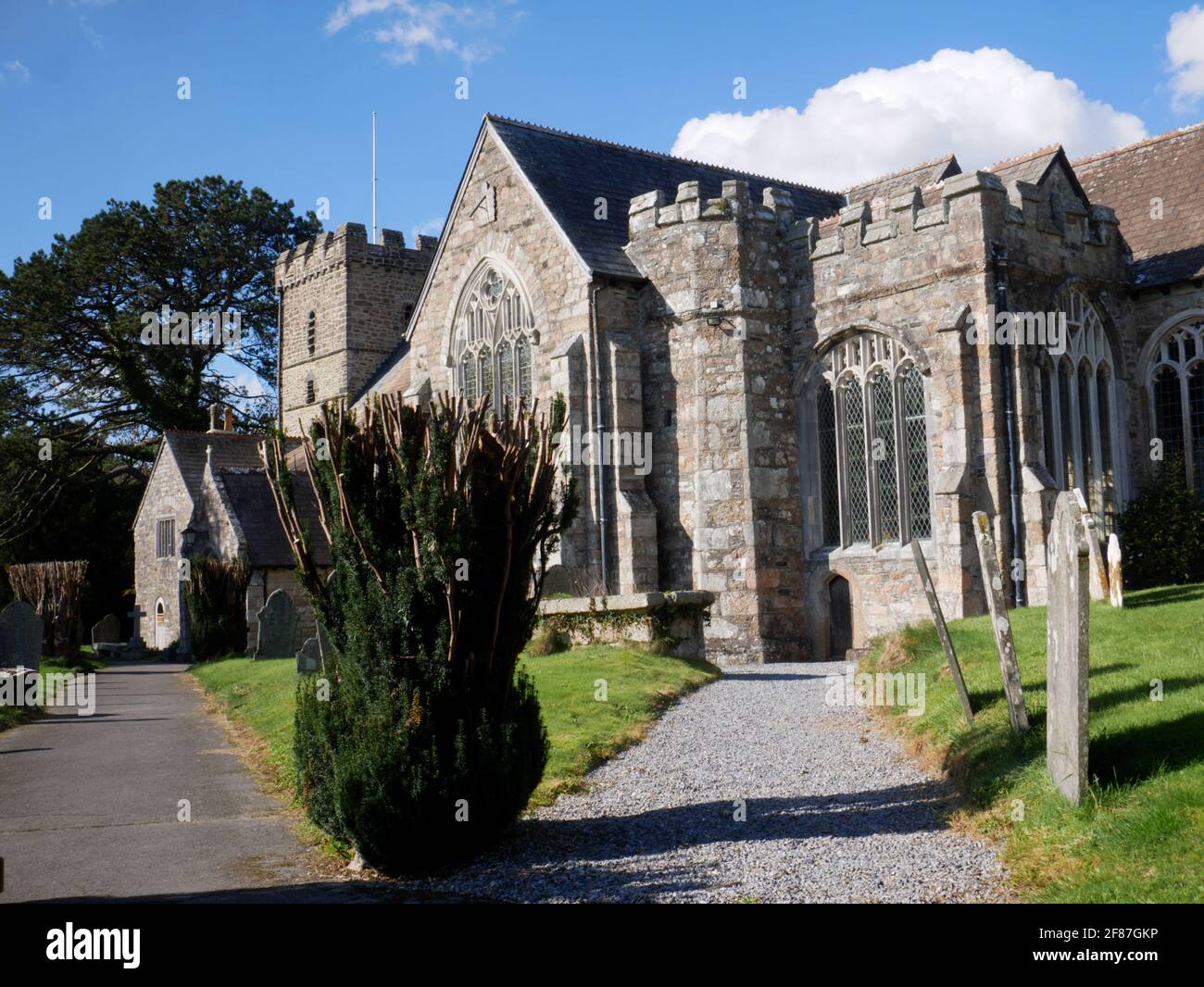 St Petroc's church, South Brent, Devon Stock Photo - Alamy