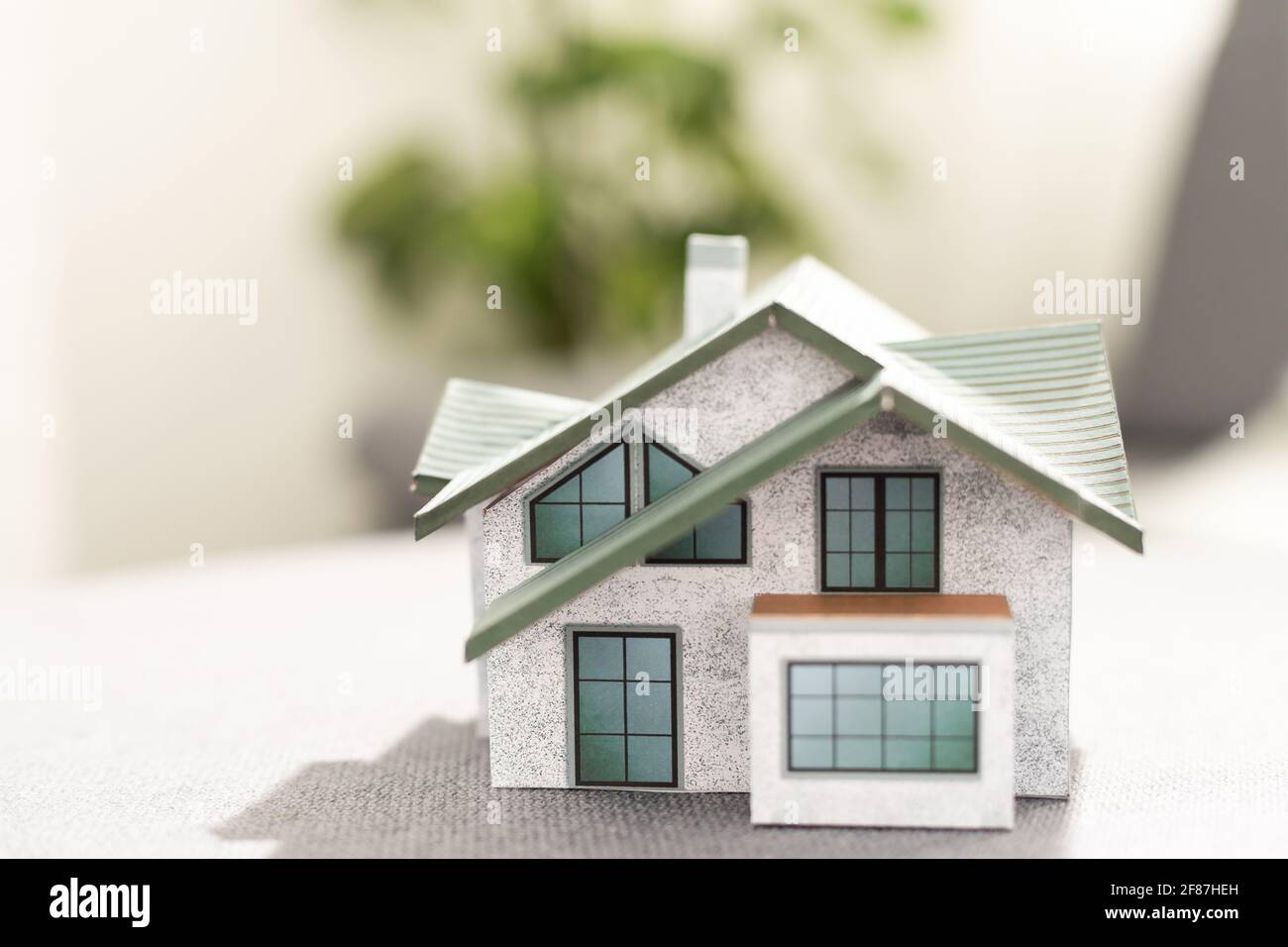 layout of the house in the background drawings. Construction concept ...