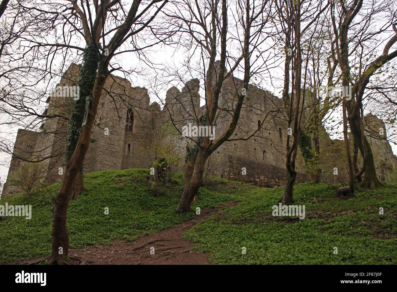Oystermouth Castle, The Mumbles, Gower Stock Photo - Alamy