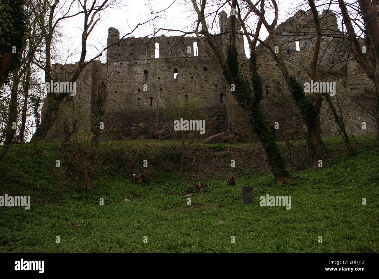 Oystermouth Castle, The Mumbles, Gower Stock Photo - Alamy