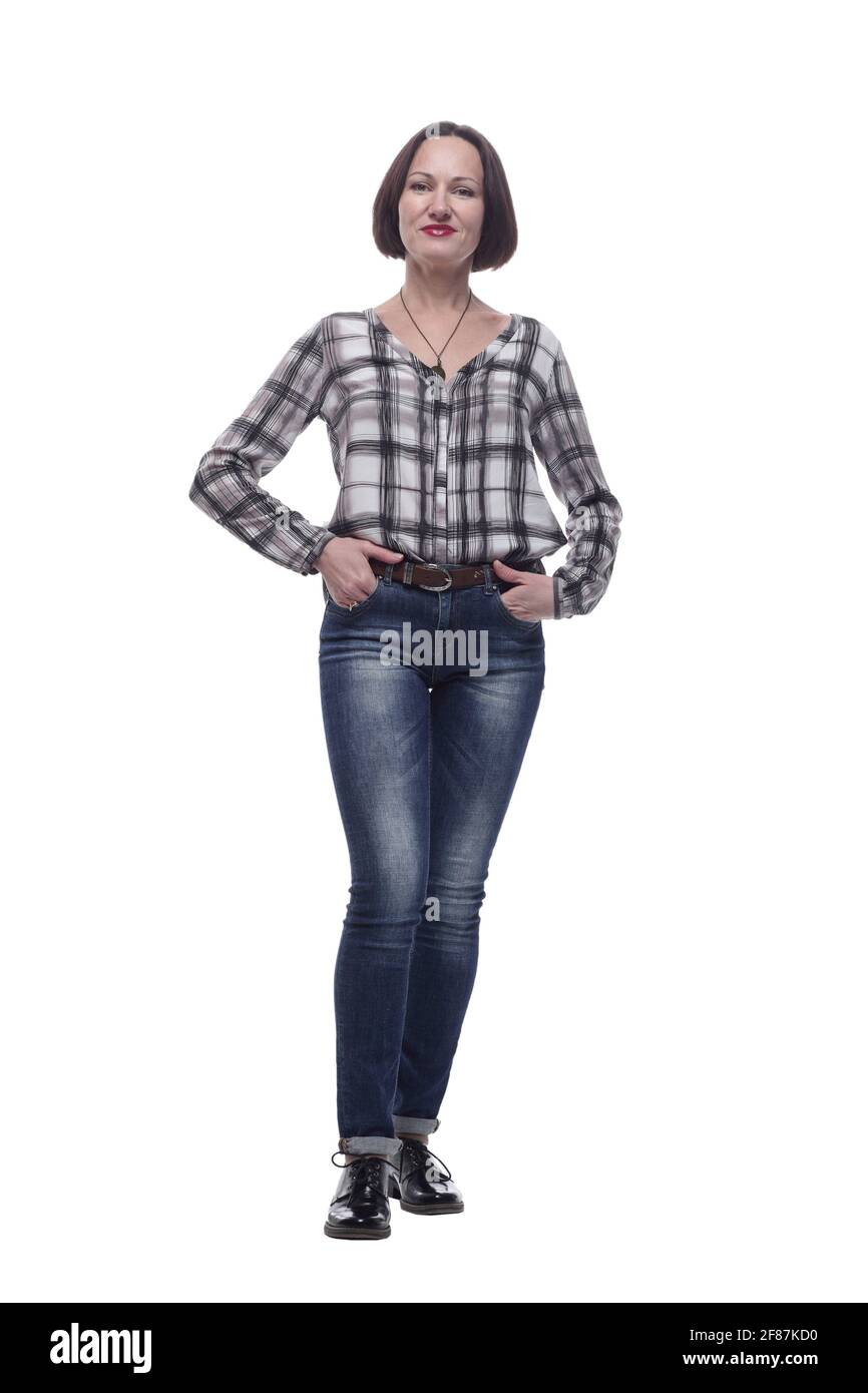 Checked jeans hi-res stock photography and images - Alamy