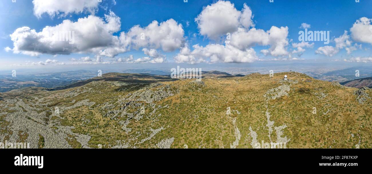 Aerial panorama of Cherni Vrah peak at Vitosha Mountain, Sofia City ...