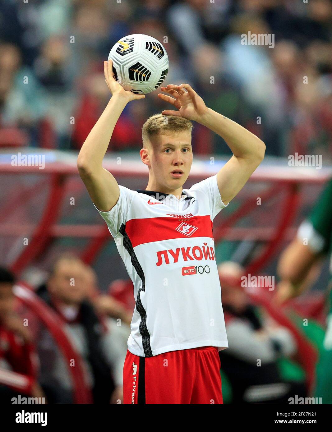 MOSCOW, RUSSIA, APRIL 11, 2021. The 2020/21 Russian Football Premier ...