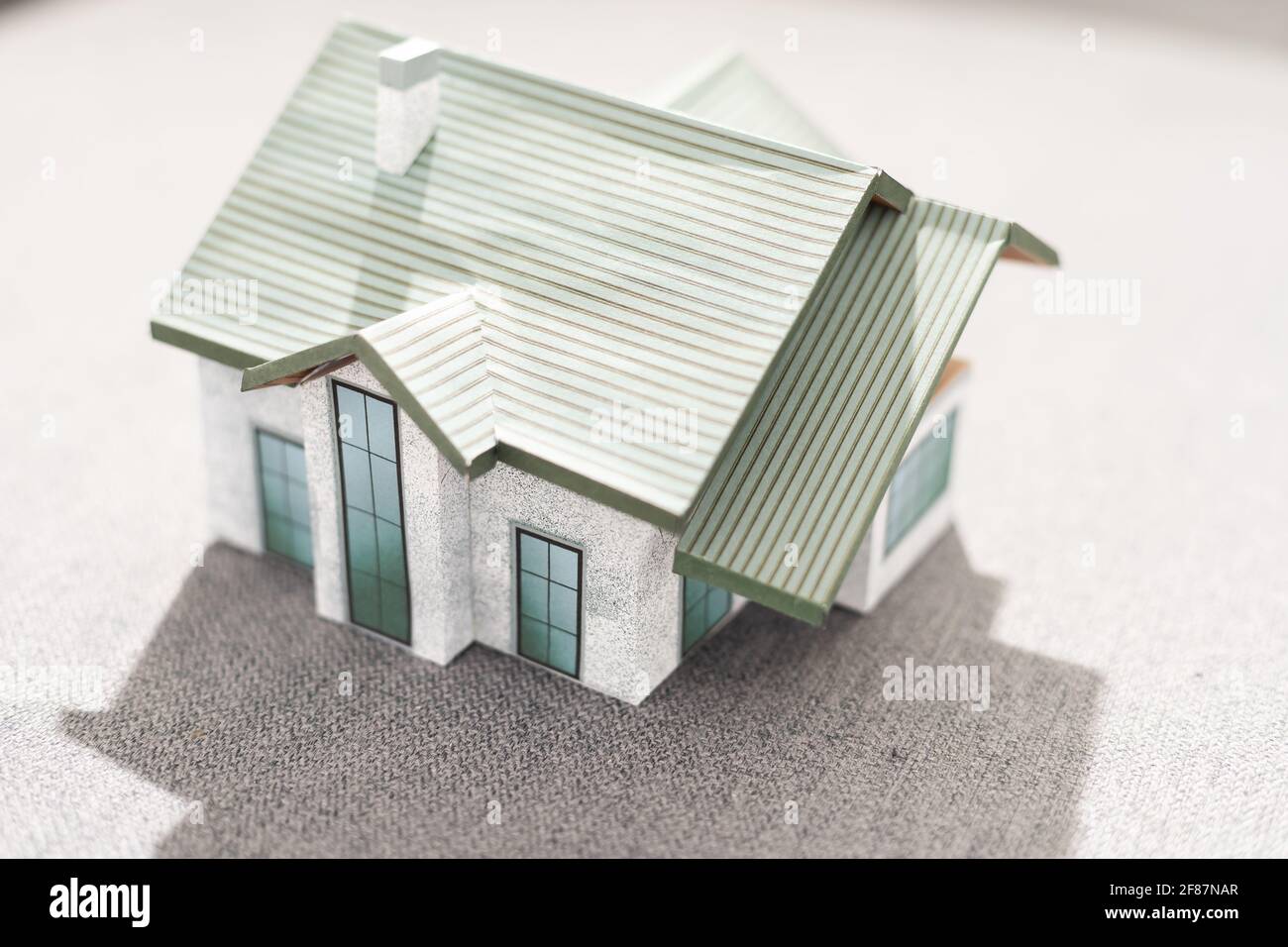 layout of the house in the background drawings. Construction concept ...