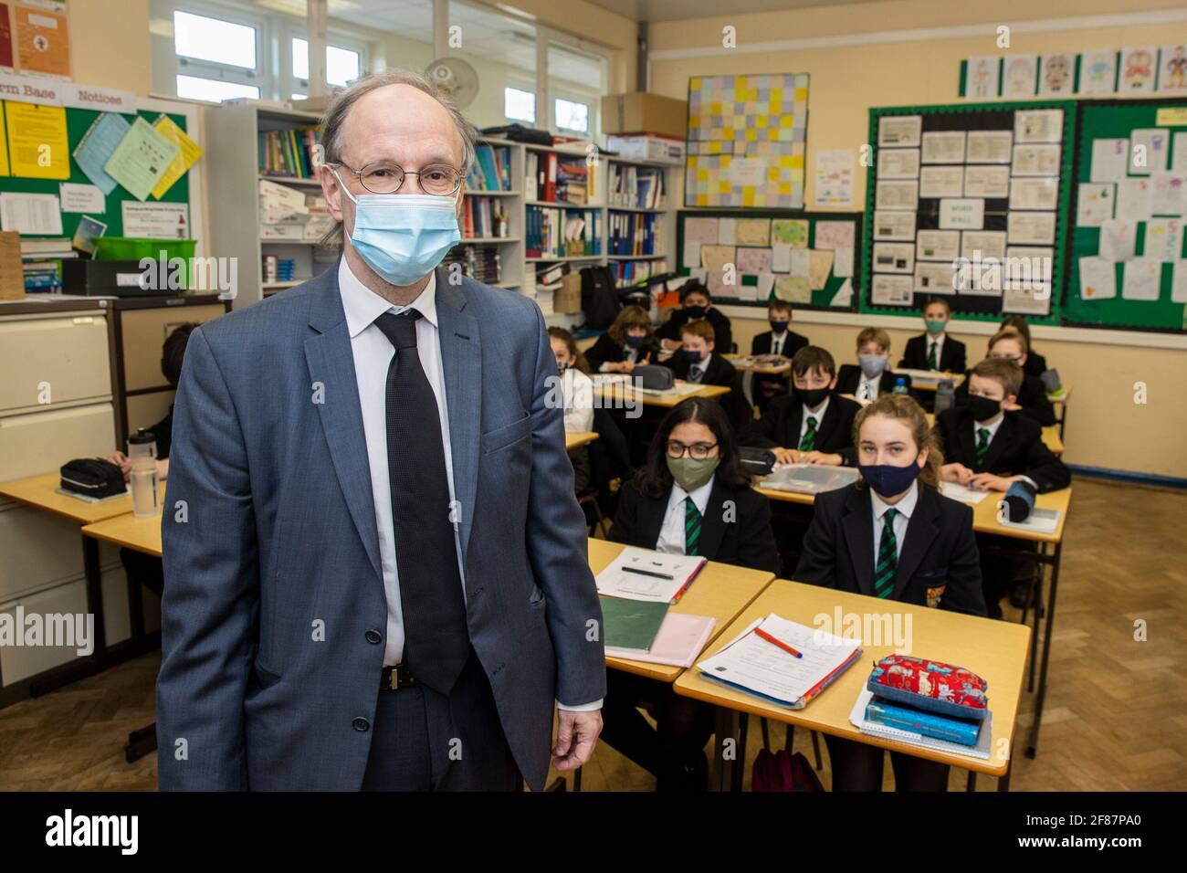 Northern Ireland Minister for the Department of Education Peter Weir ...