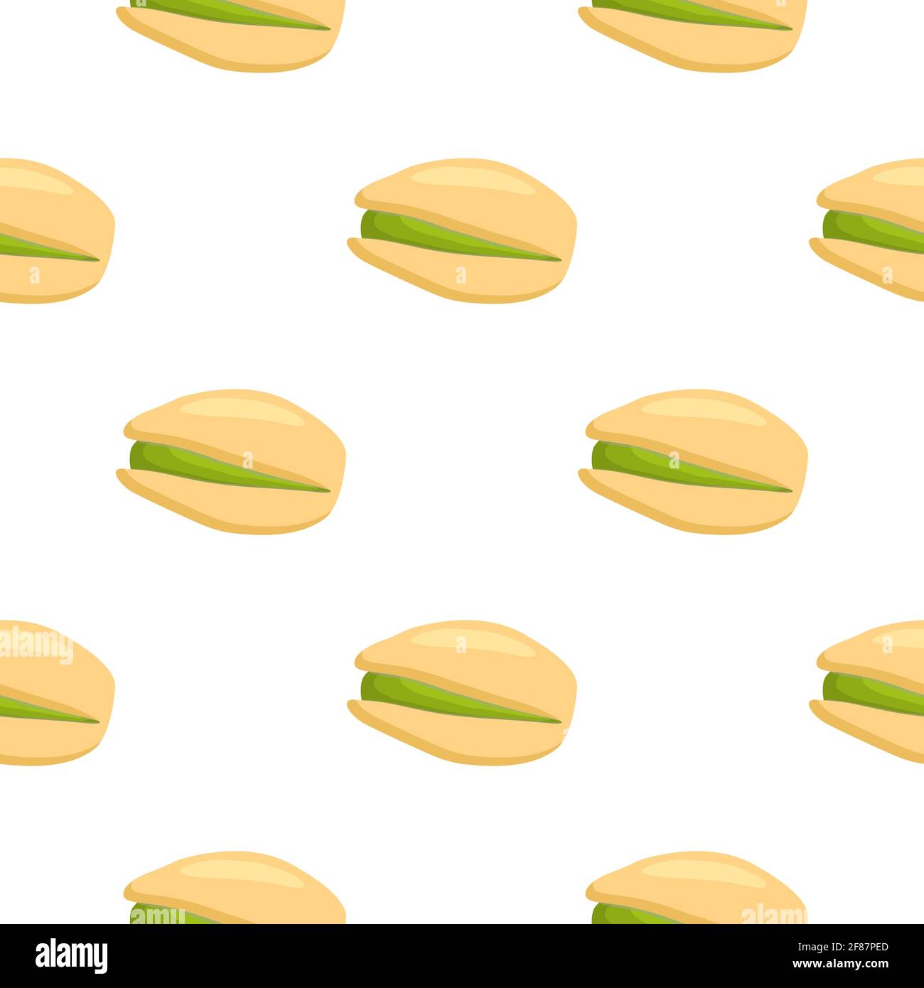 Illustration on theme big pattern identical types pistachio, nut equal ...