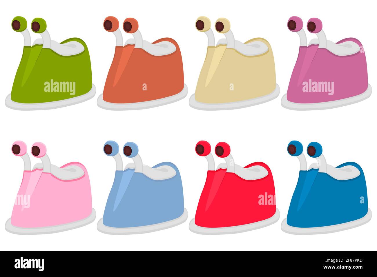 Illustration on theme kit plastic baby pots with comfortable handle ...