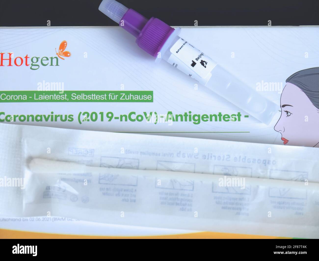 Covid antigen testing strip hi-res stock photography and images - Alamy