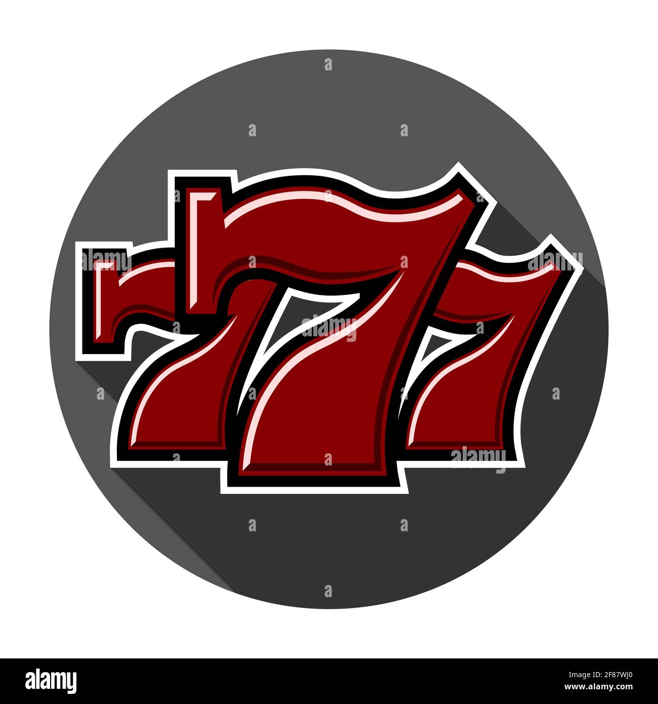 Triple sevens Stock Vector Images - Alamy