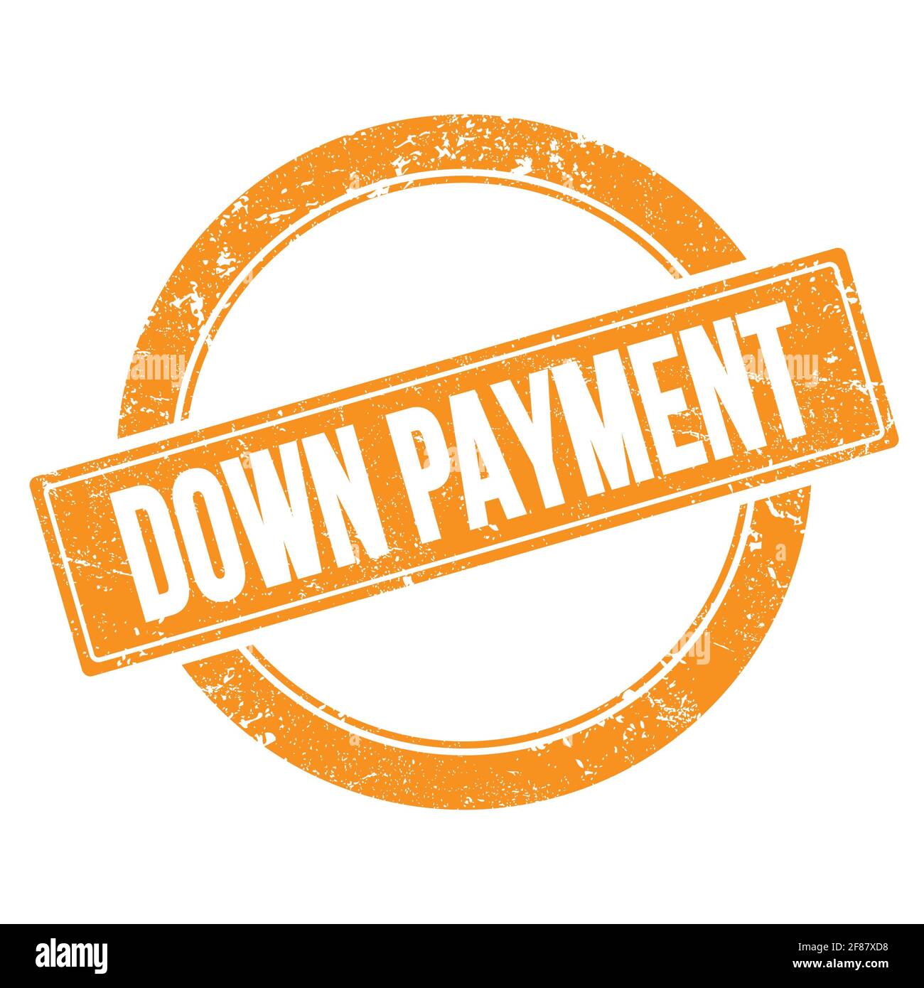 Down payment stamp hi-res stock photography and images - Alamy