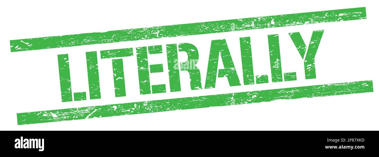 Literally stamp hi-res stock photography and images - Alamy