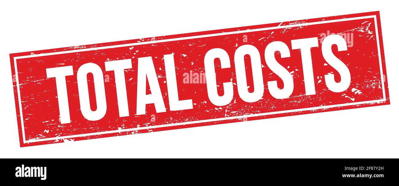 Total costs word hi-res stock photography and images - Alamy