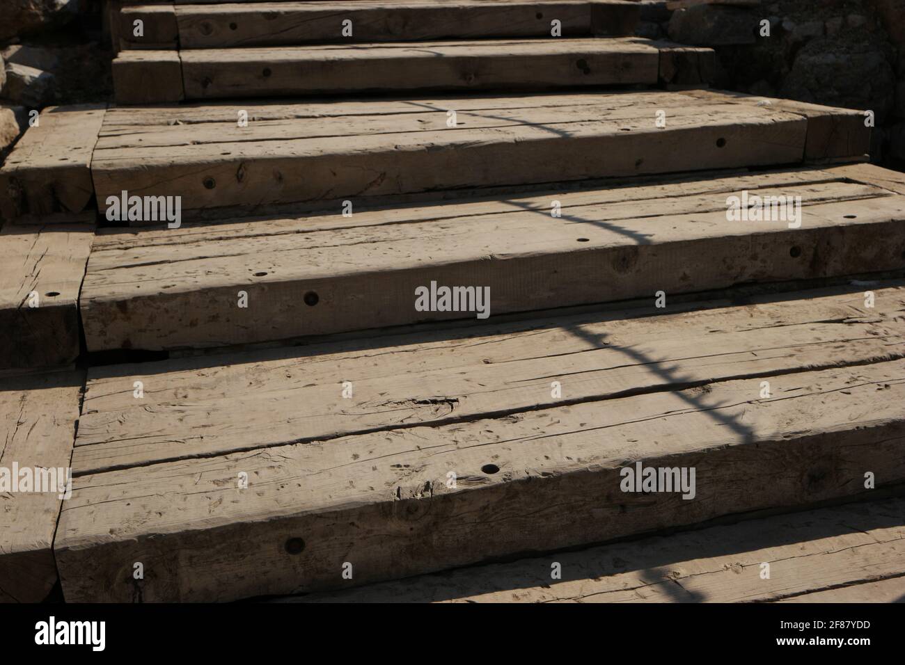 Outdoor wooden staircase close up hi-res stock photography and images ...
