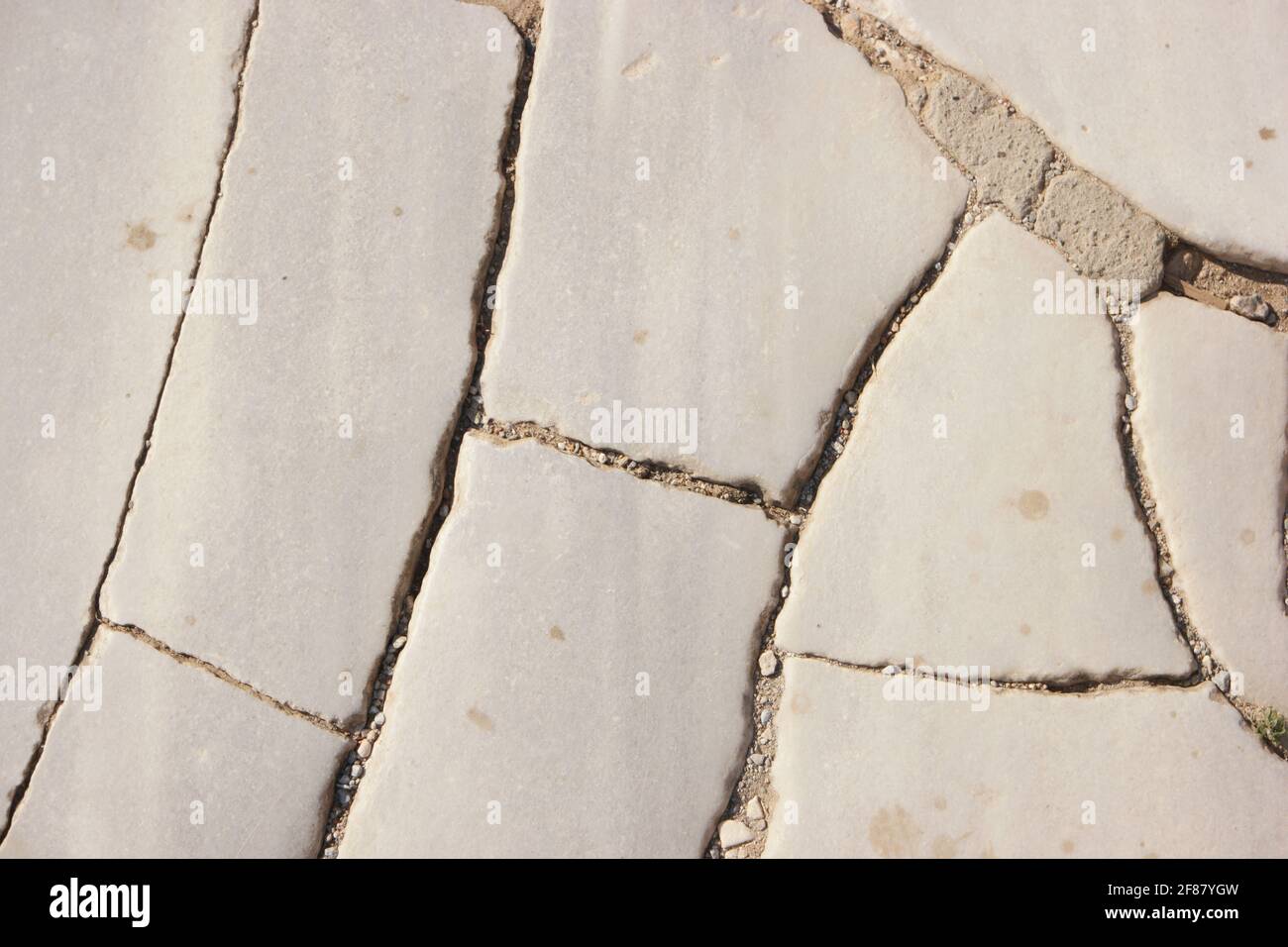 Abstract background of old marble cobblestone pavement Stock Photo - Alamy