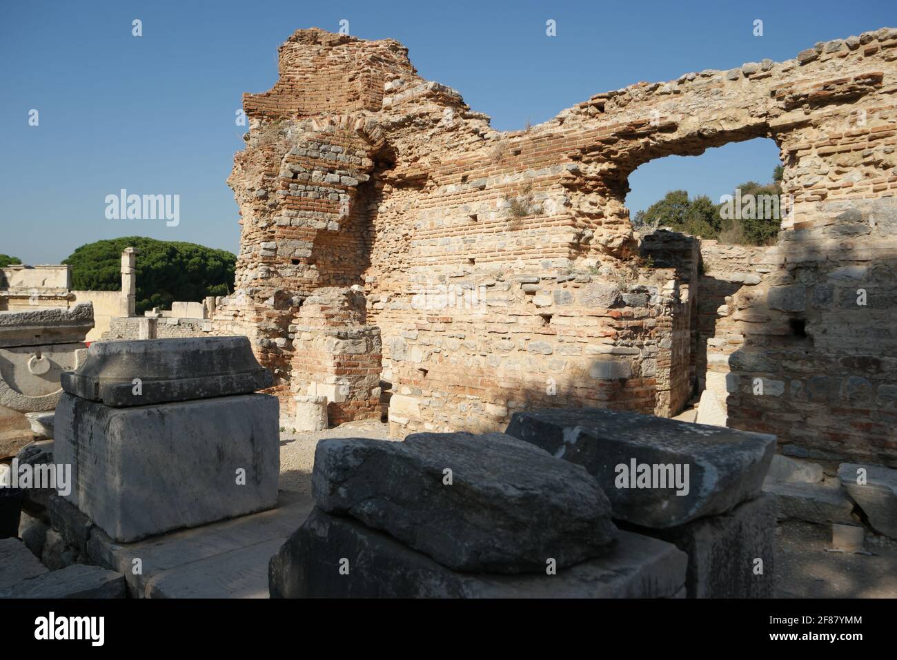 The ruins of old Greek city. Ephesus, Turkey Stock Photo - Alamy