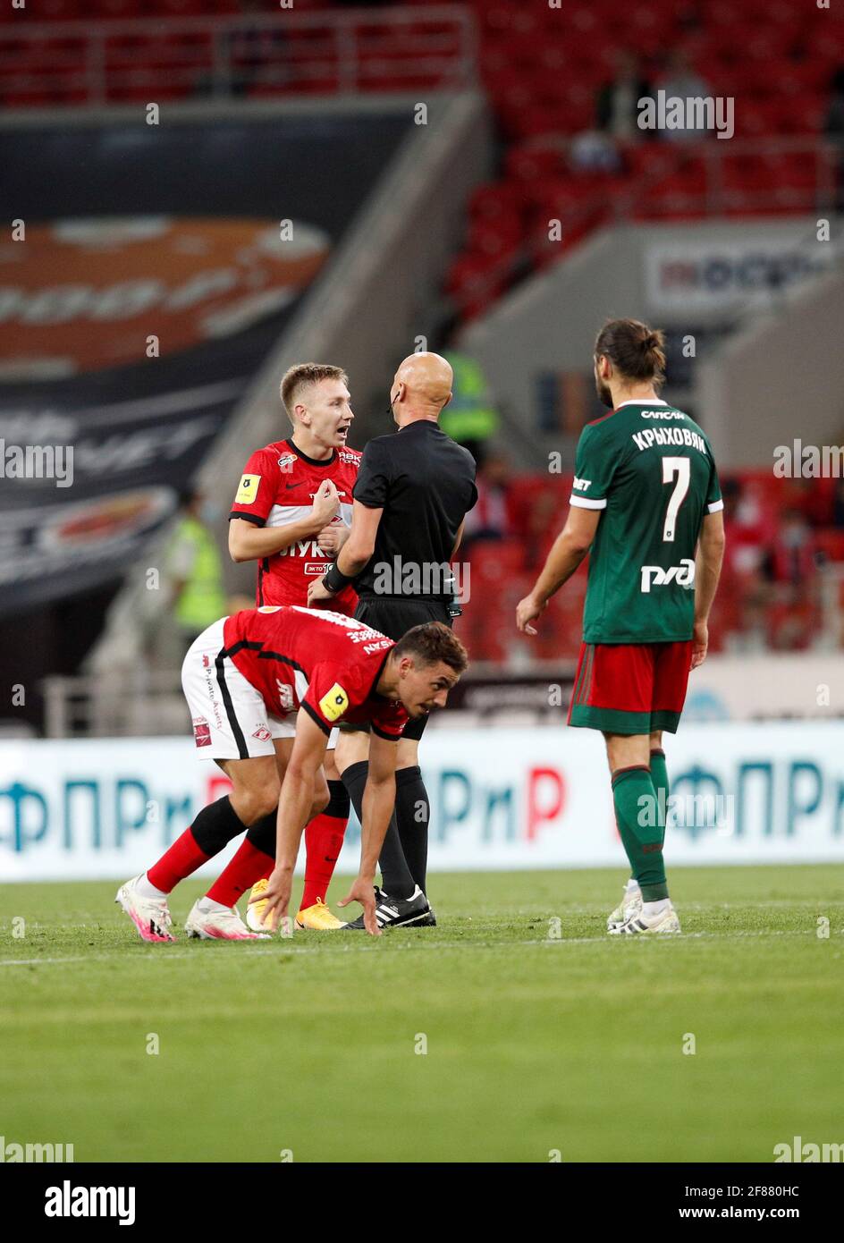 MOSCOW, RUSSIA, AUGUST 23, 2020. The 2020/21 Russian Football Premier ...