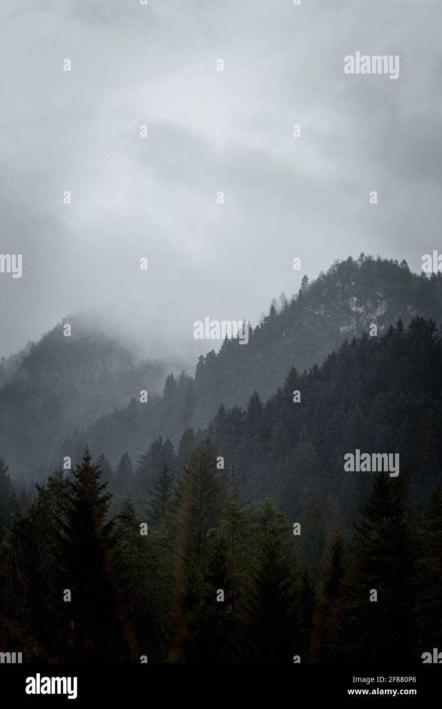 Landscape photos on a rainy day Stock Photo - Alamy