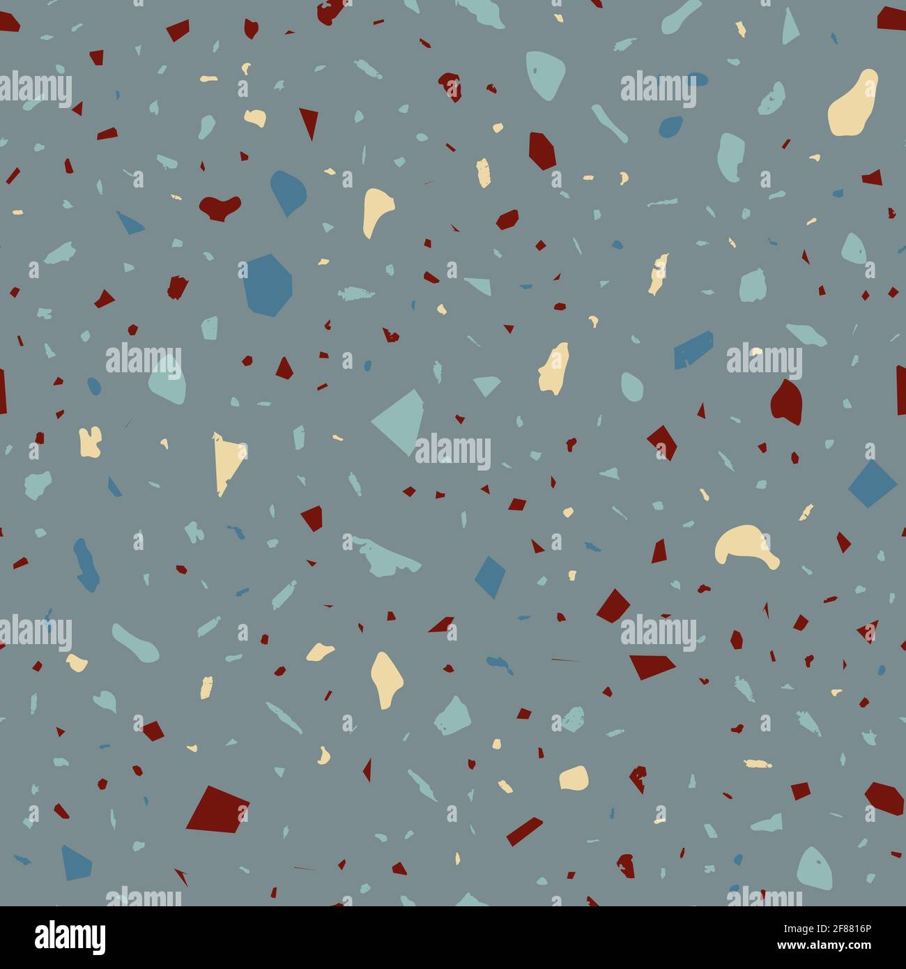Terrazzo seamless pattern. Earthy classic flooring texture ...
