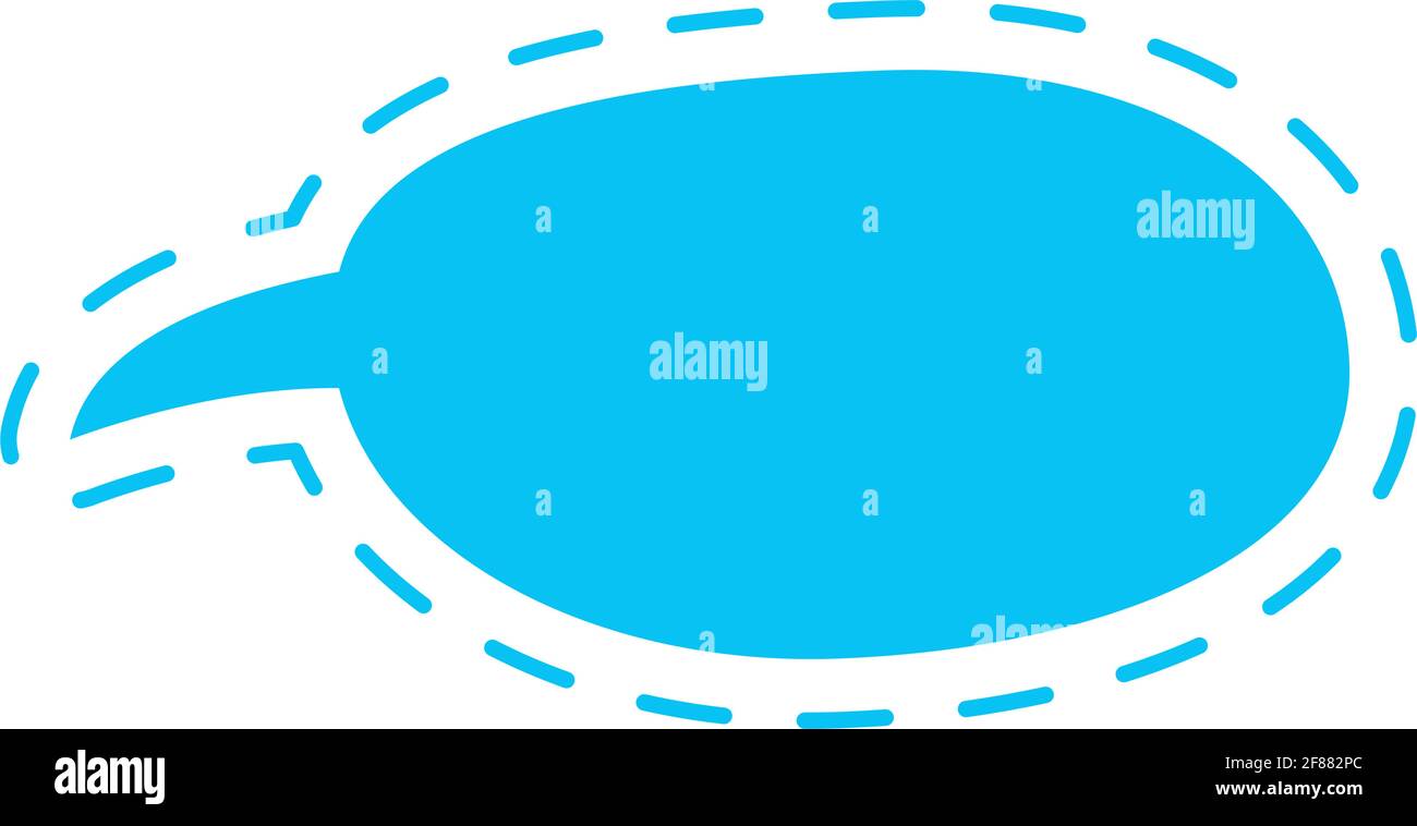 speech bubble blue Stock Vector Image & Art - Alamy