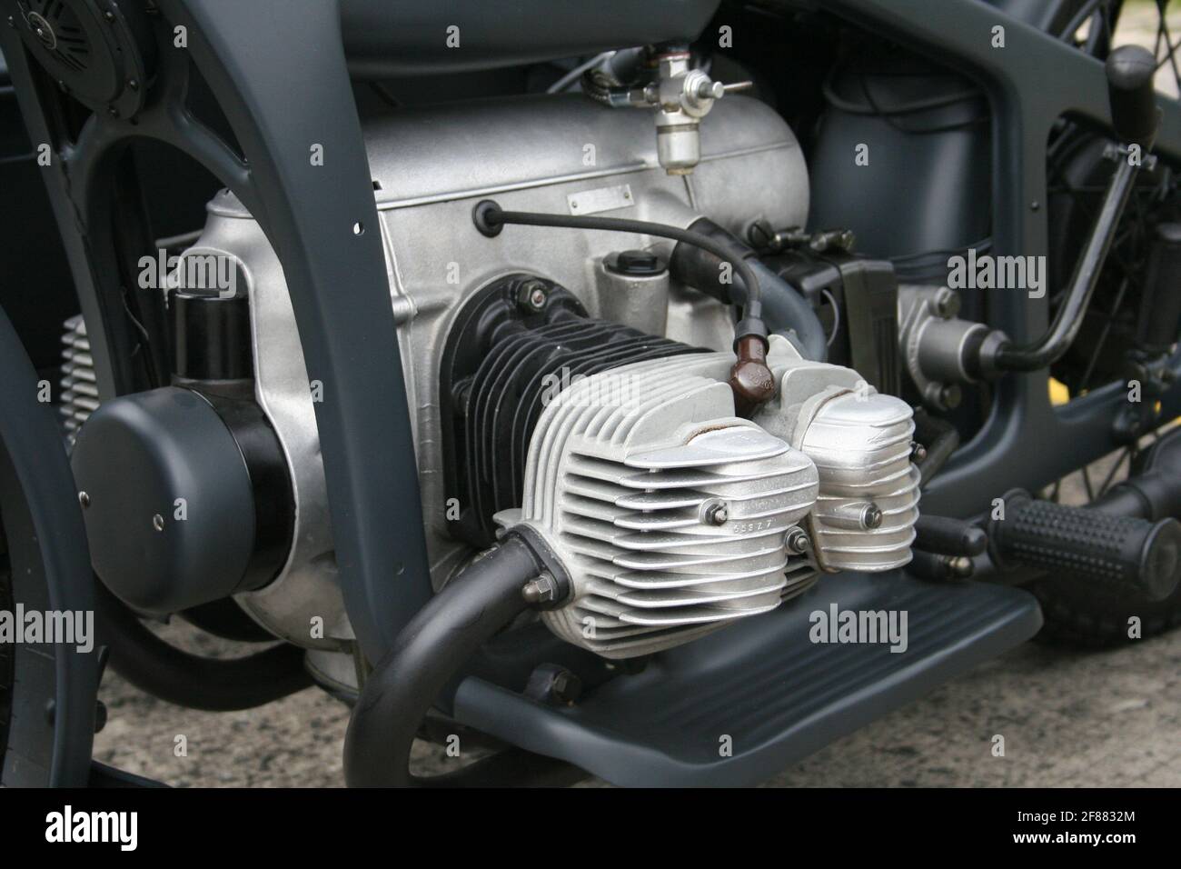 Restored Zundapp KS600 WH Engine from 1941 Stock Photo - Alamy