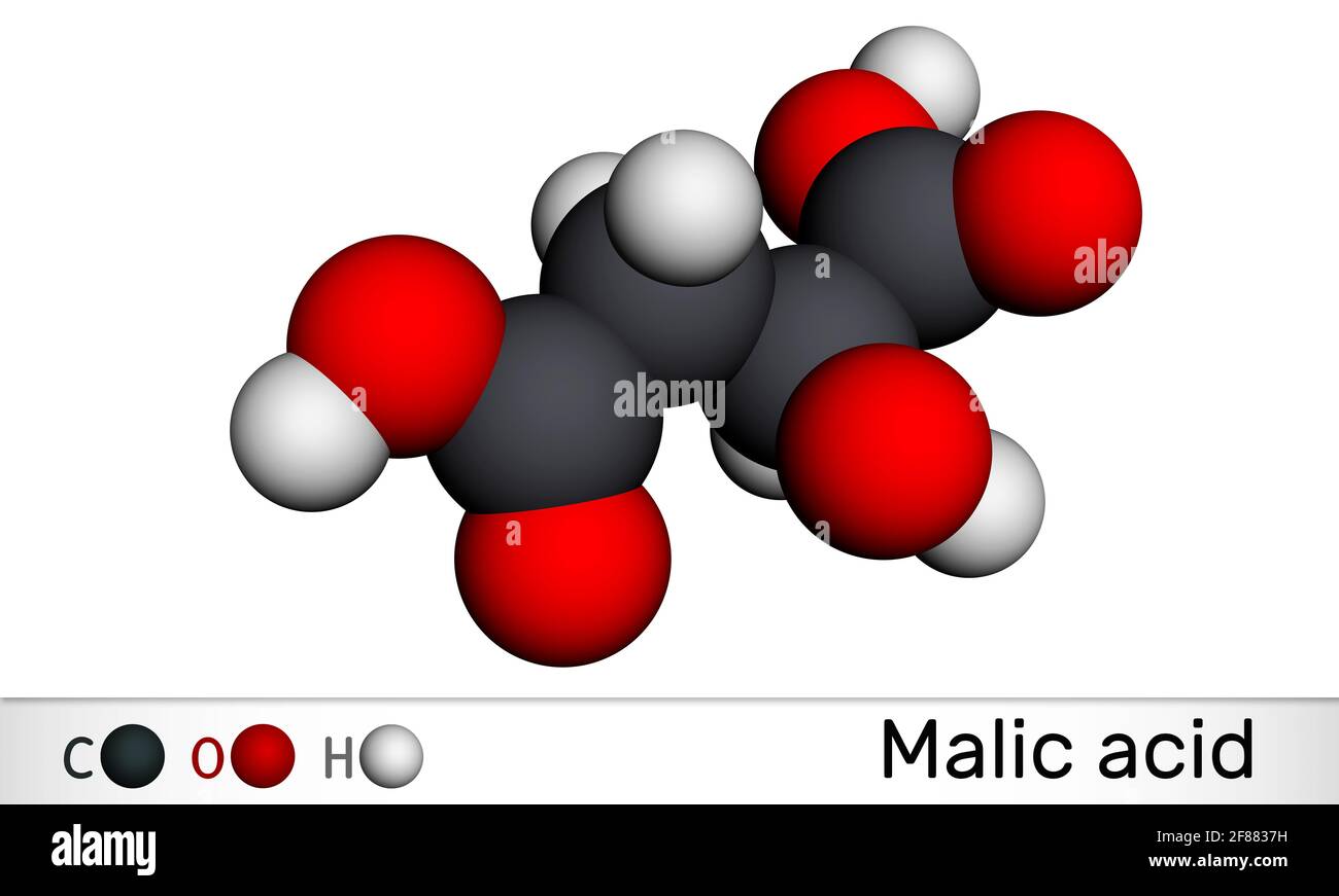 Malic Acid 3d Structure