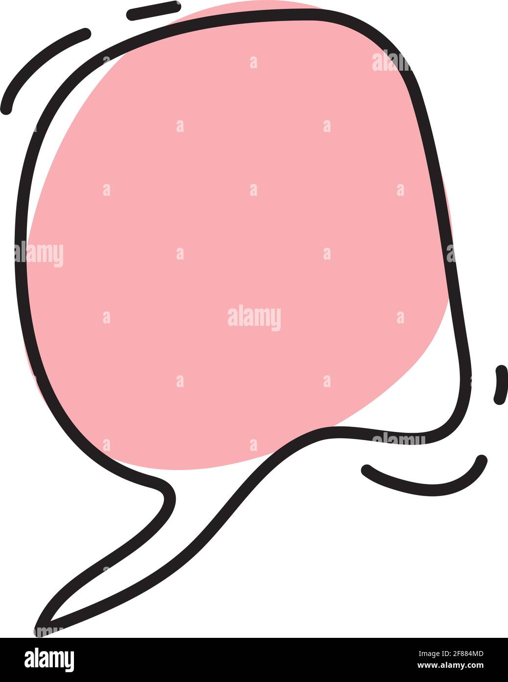 speech bubble pink Stock Vector Image & Art - Alamy