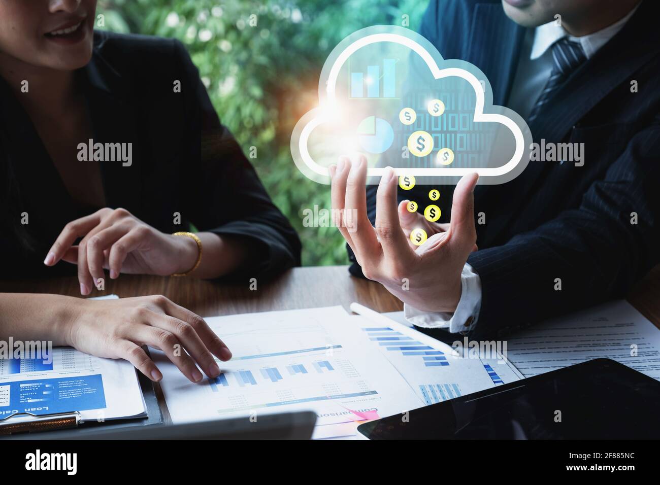 Business partner cooperation plan to using cloud technology in ...