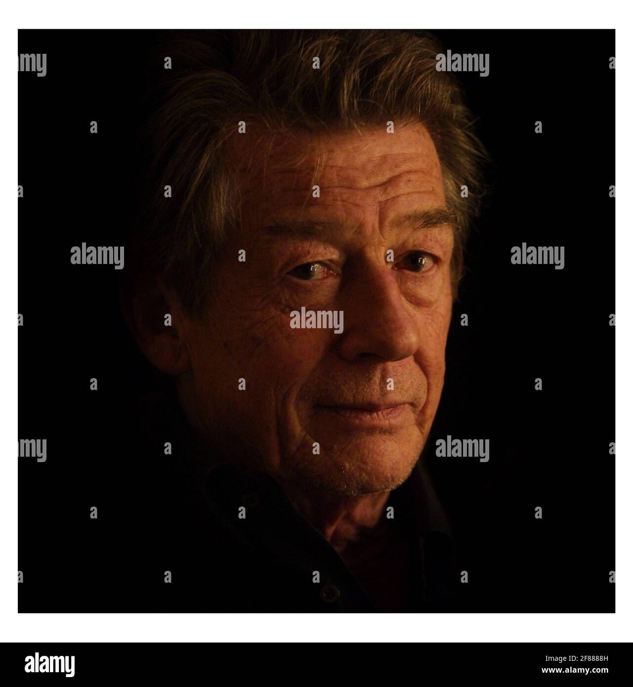 John Hurt........Actor.....in his dressing room at the Guilgud Theatre ...