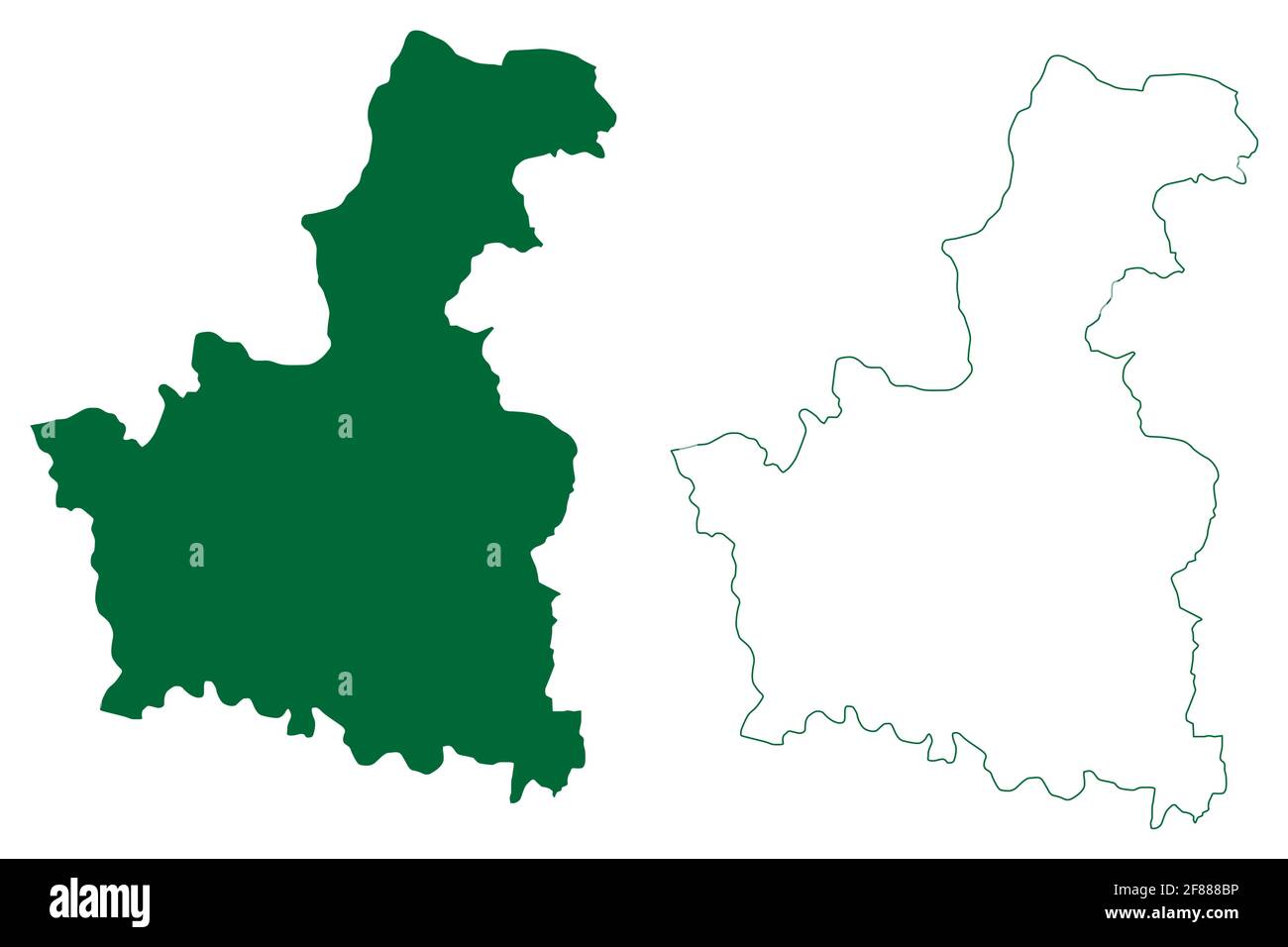 Koderma district (Jharkhand State, Republic of India, North Chotanagpur ...