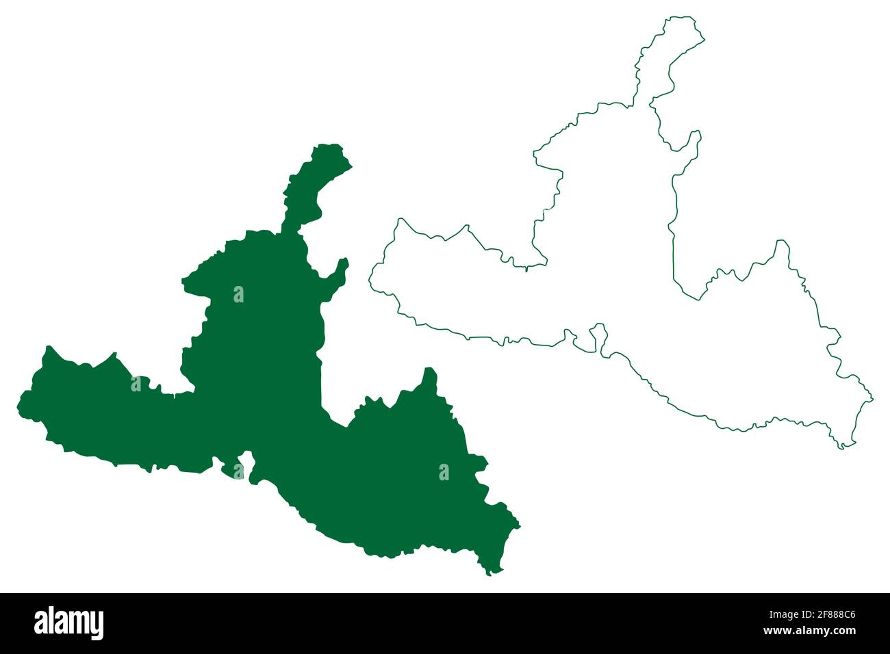 Ramgarh district (Jharkhand State, Republic of India, North Chotanagpur ...