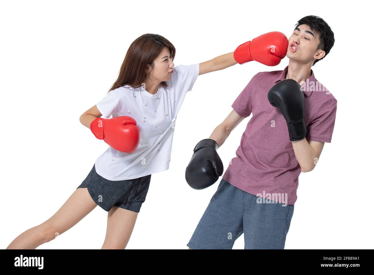 Boxing couple hi-res stock photography and images - Alamy