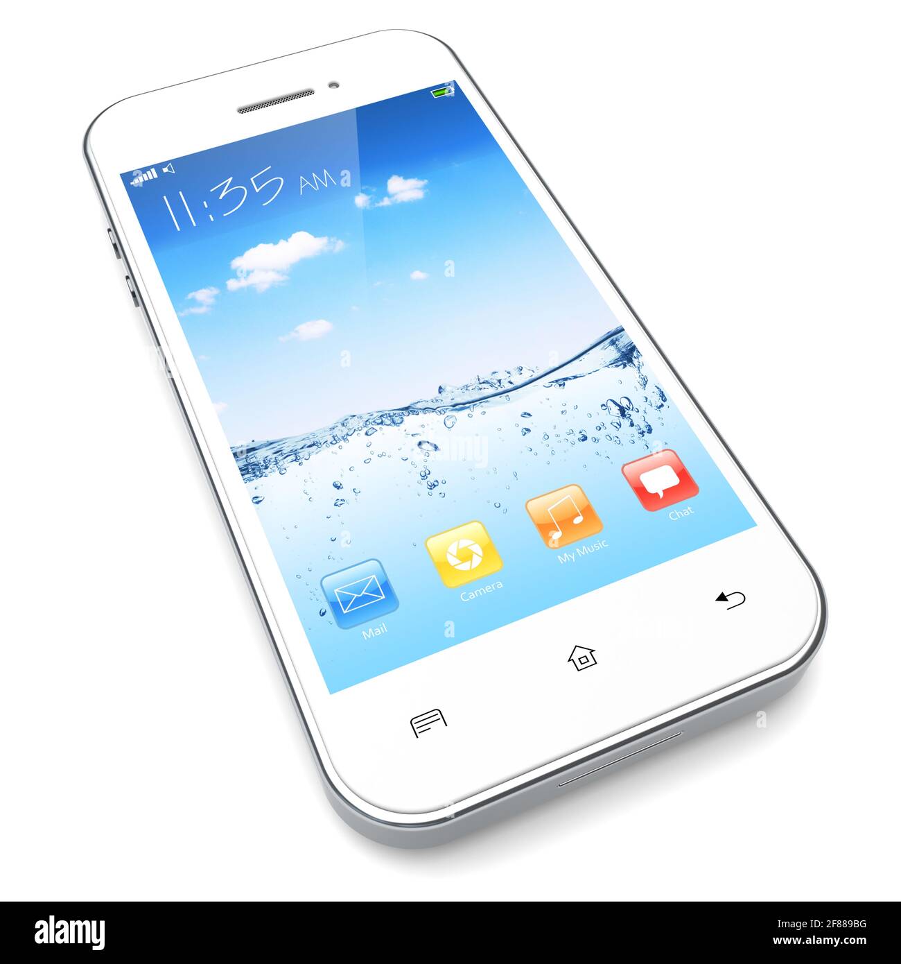 Phone water splash hi-res stock photography and images - Alamy