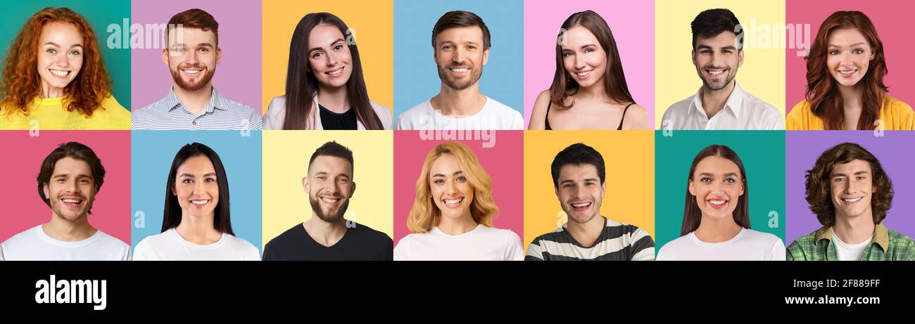 Mosaic human face people hi-res stock photography and images - Alamy