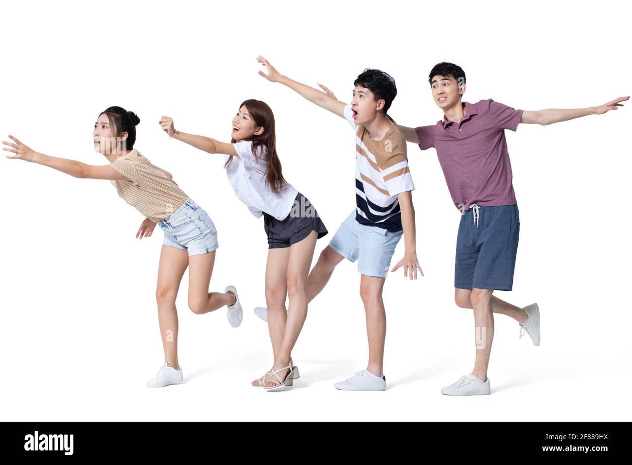 Friends standing party Cut Out Stock Images & Pictures - Alamy