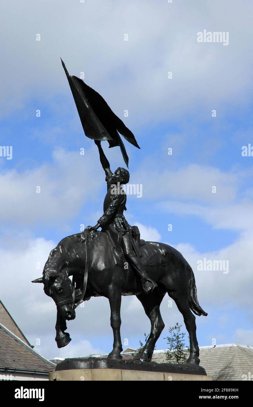 Statue hawick callant hornshole hi-res stock photography and images - Alamy