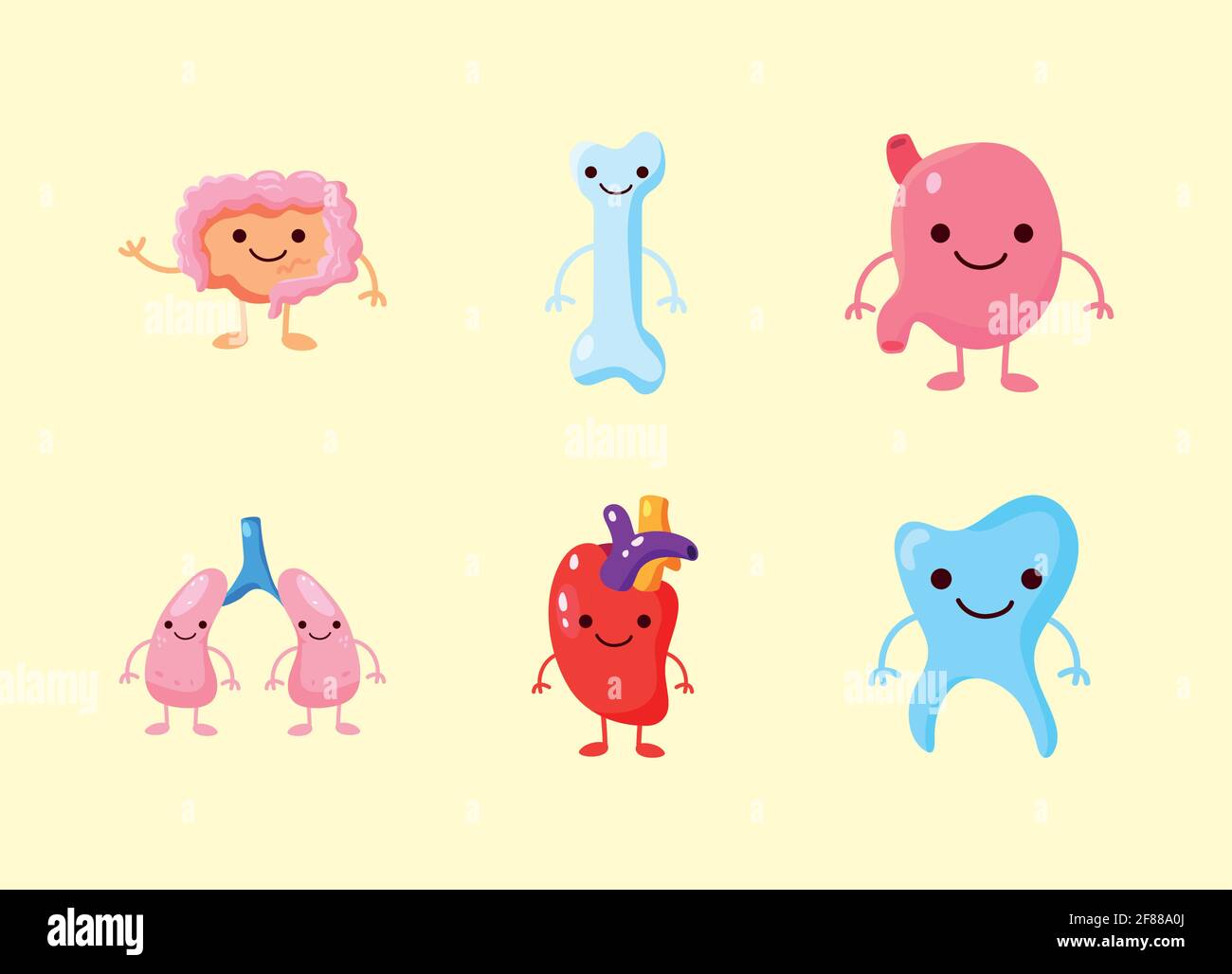 Human internal organs for kids Stock Vector Images - Alamy